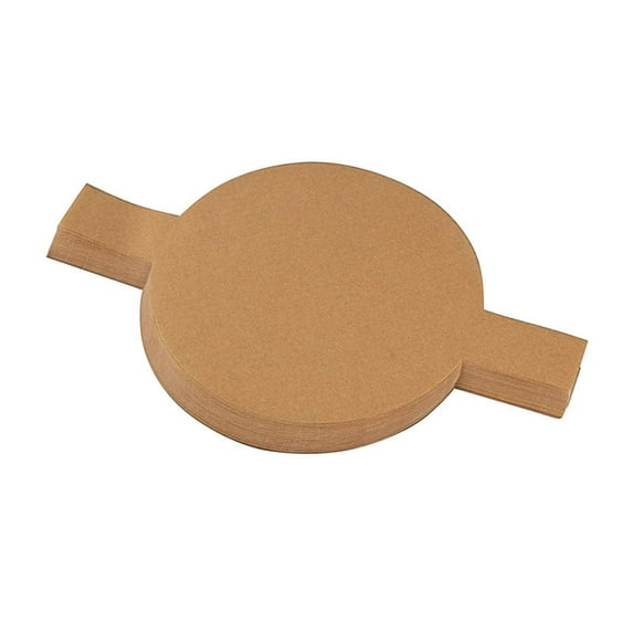 100 Sheets Round Silicones Coating Cake Pan Liners Parchment Paper with ...