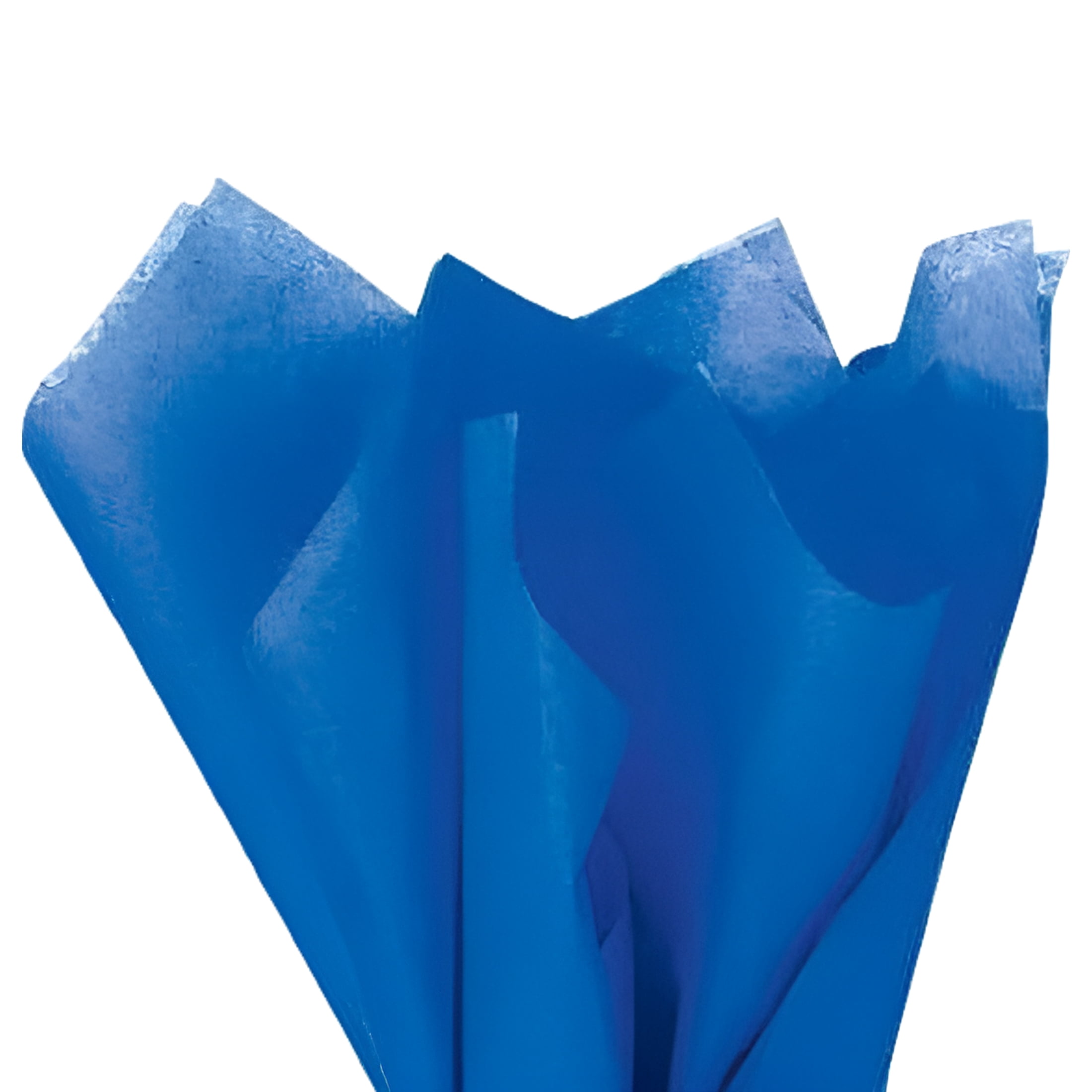 Sapphire Blue Solid Colored Gift Wrap Pom Pom Tissue Paper, 15x20 ...