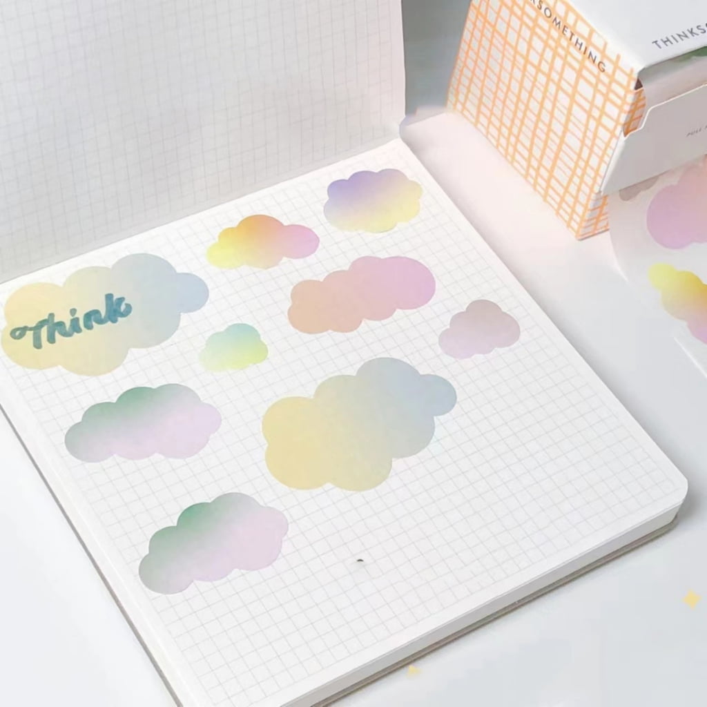 100 Sheets Sticky Notes Paper for Writing Pull Out Notes Paper Memo Pad ...