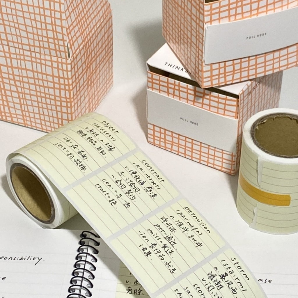 100 Sheets Sticky Notes Pull Out Notes Paper Memo Pad for Writing ...