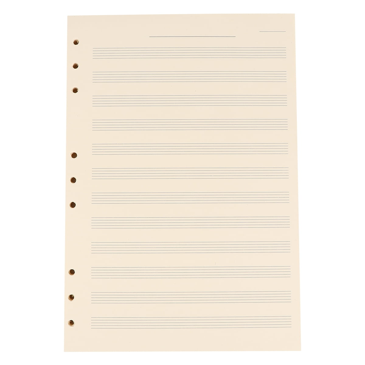 100 Sheets The Notebook Notebooks for Work Music Manuscript Refill ...