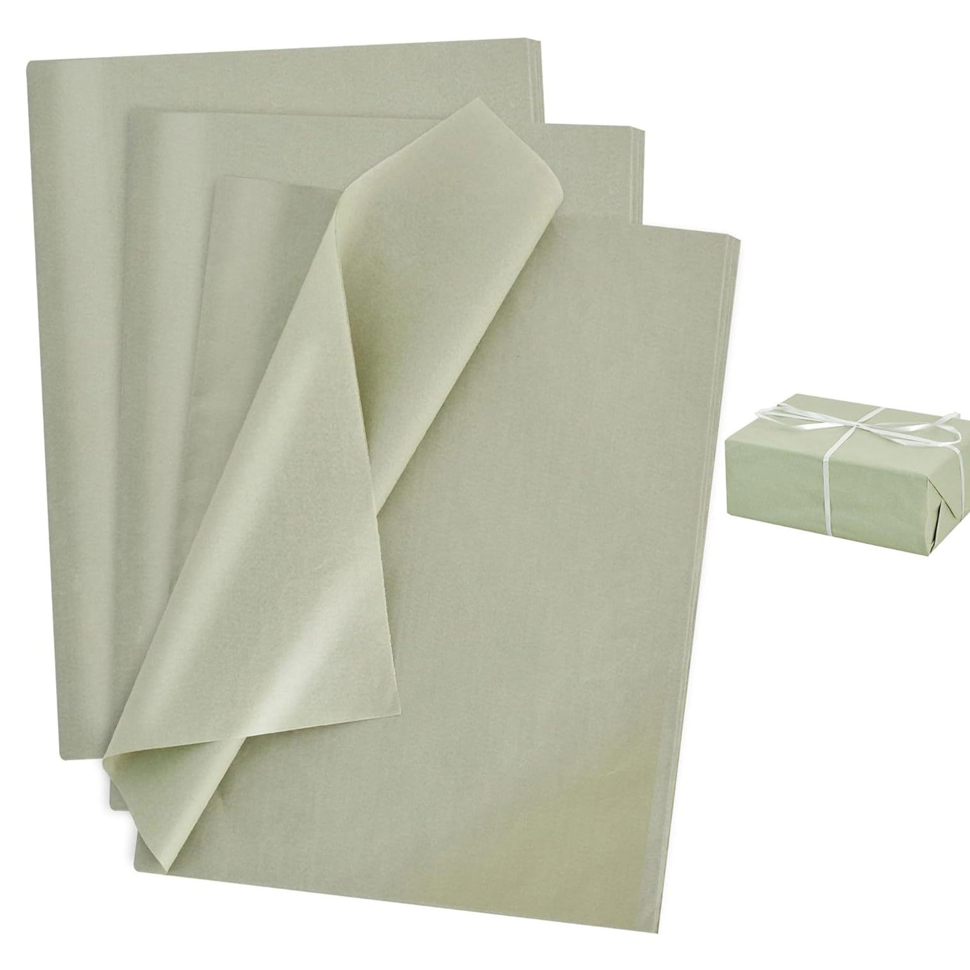 100 Sheets Tissue Paper Light Green Gift Wrapping Paper for Wedding ...