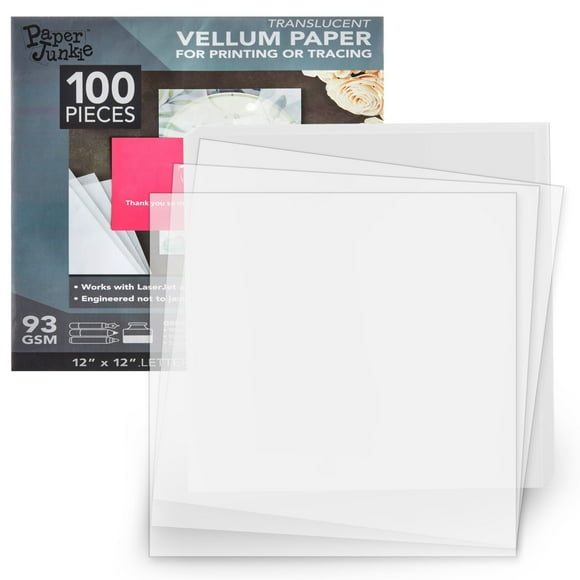 Translucent and Vellum Paper for Drawing and Crafts at Walmart