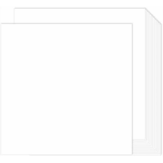 100 Sheets White Cardstock Paper 12x12 Card stock for Thick ...