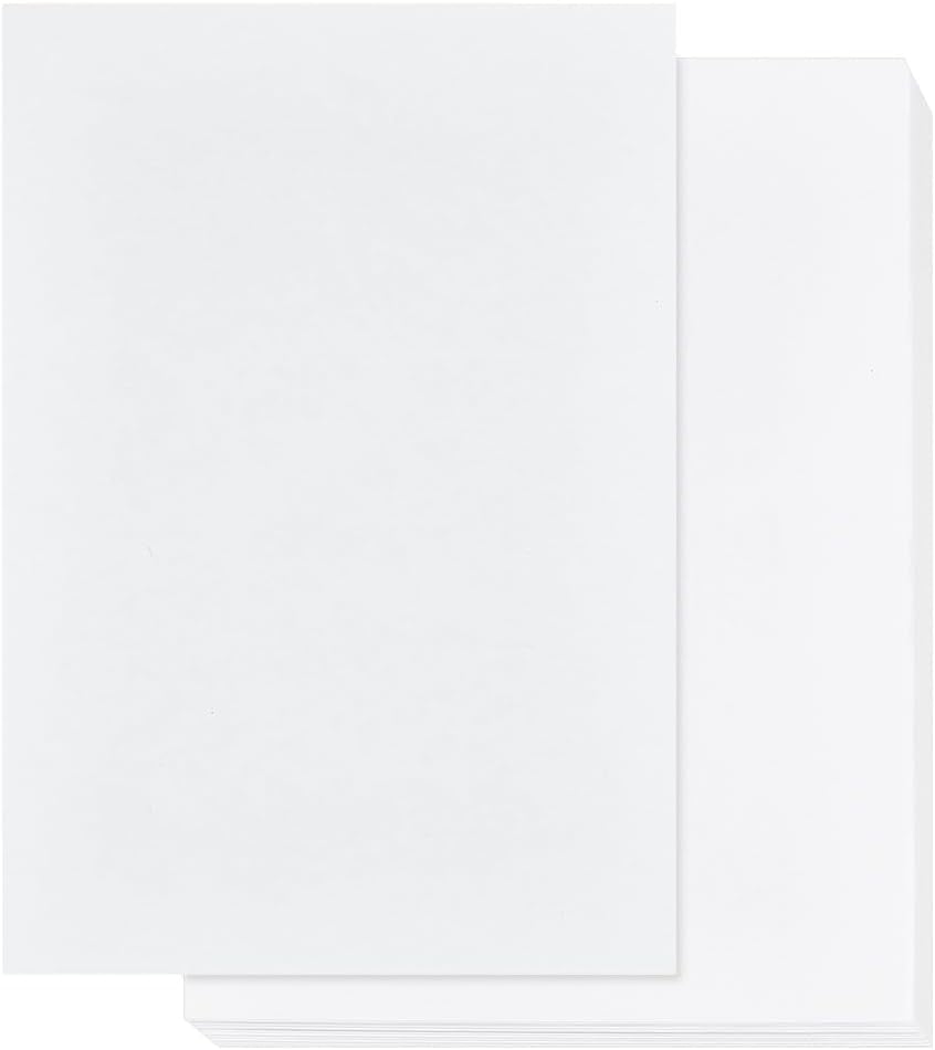 100 Sheets White Printer Paper 8.3x11.4 Inch Copy Paper for Printer ...