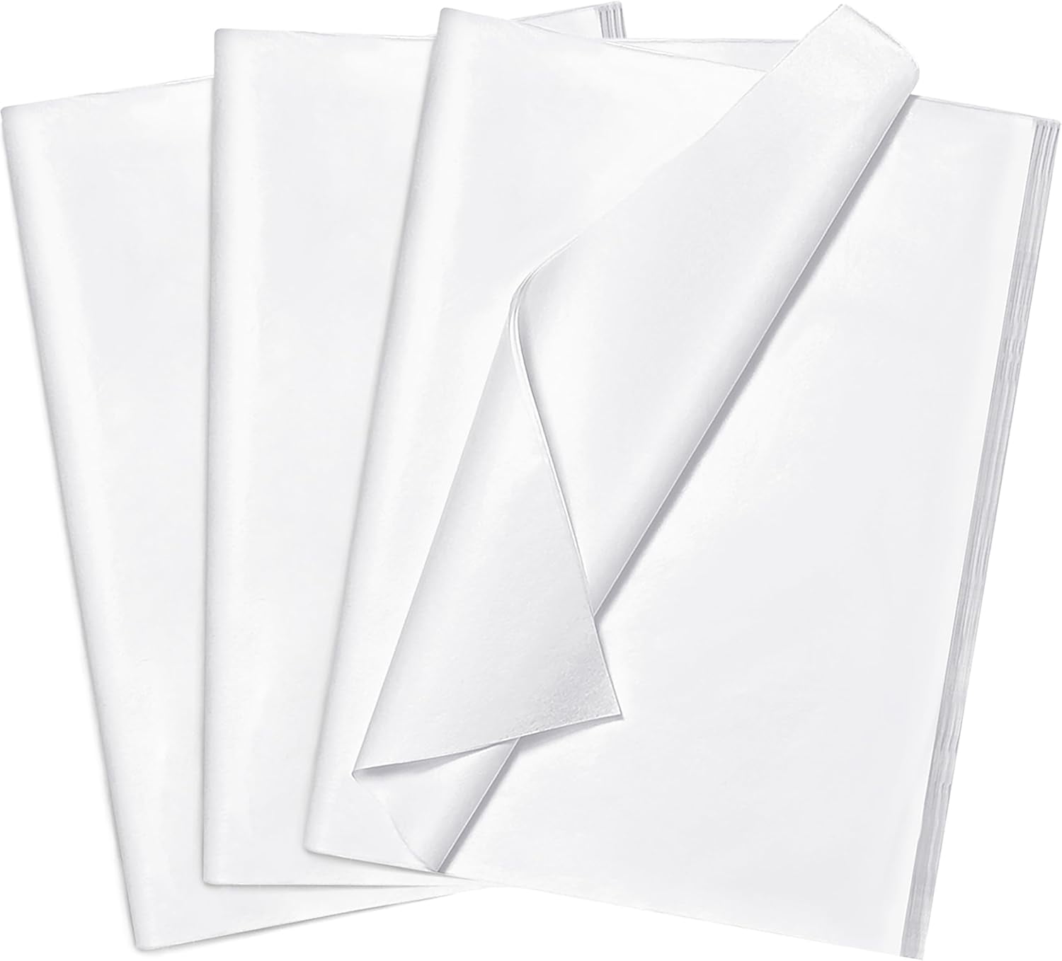 100 Sheets White Tissue Paper 20"X14" Tissue Paper for Gift Bags, Gift ...