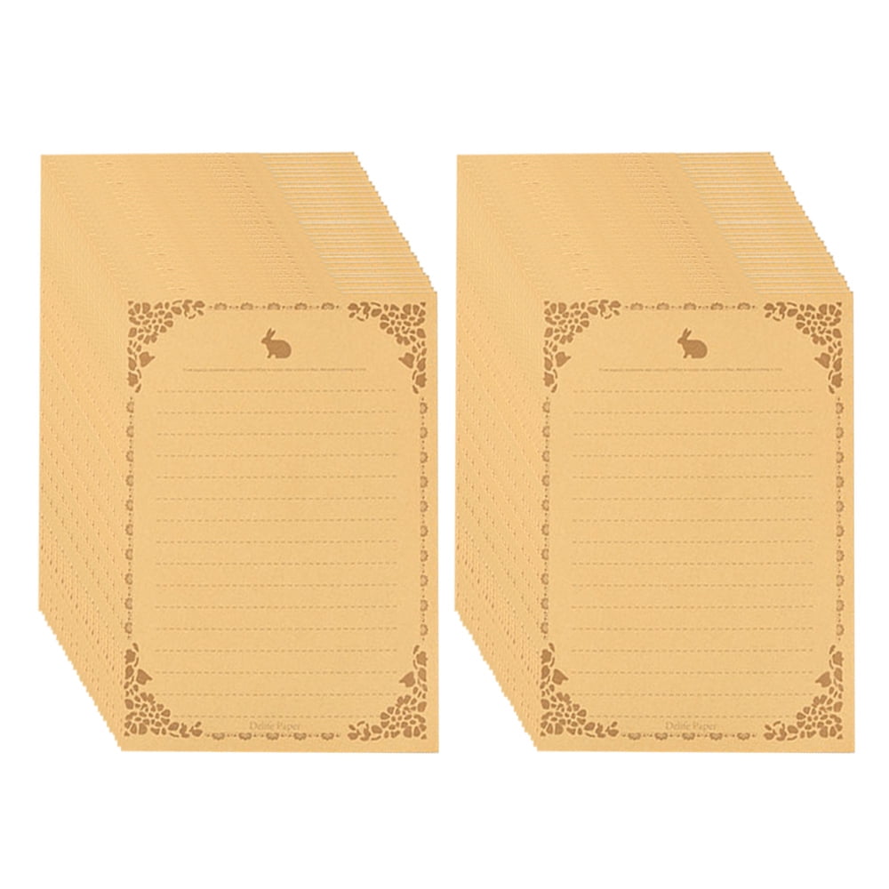 100 Sheets Writing Paper, Stationery Paper with Lines Letter Writing ...