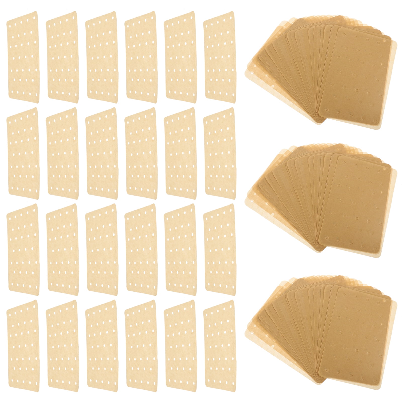 100 Sheets of Non-stick Air Fryer Liner Paper Safe Microwave Oven ...