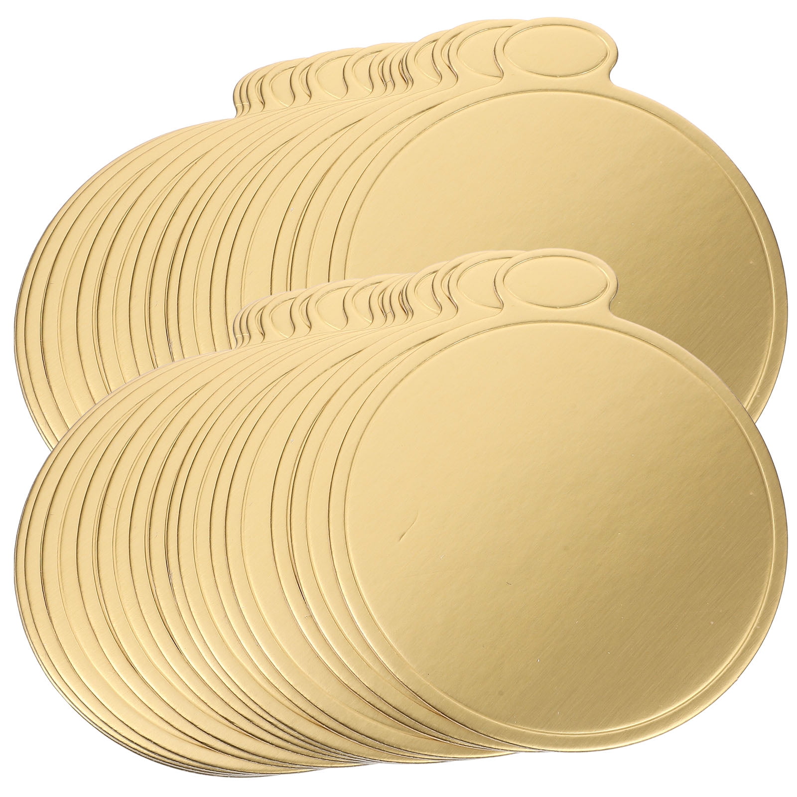 100 Sheets of Round Mini Cake Boards Mousse Cake Bases Cardboard Bases ...