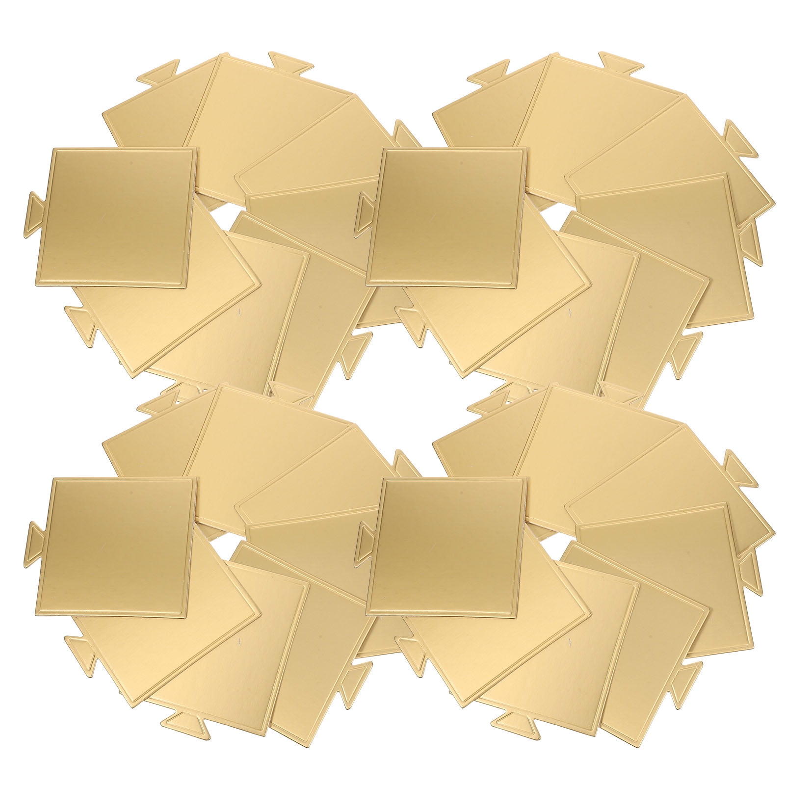100 Sheets of Square Mini Cake Boards Mousse Cake Bases Cardboard Bases ...