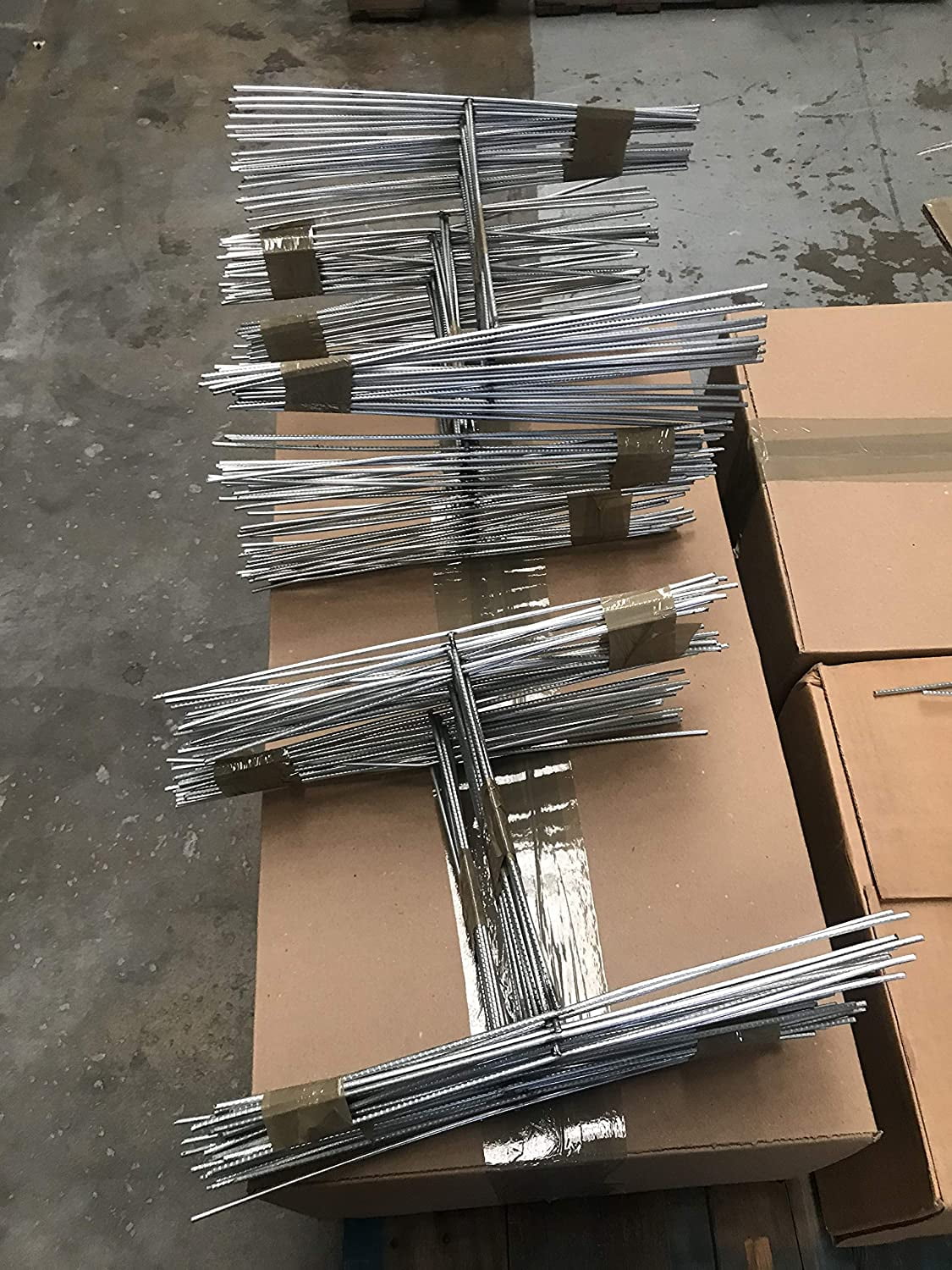 100 Signs Stakes, Metal Stake 12'' Tall 9'' Wide - Use with 4mm ...