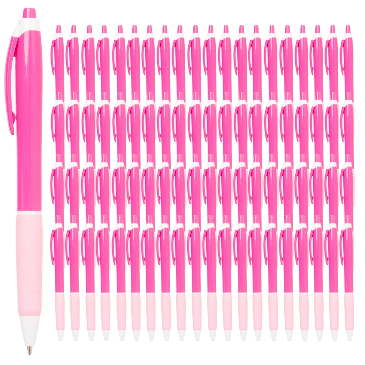 100 Simply Genius Ballpoint Retractable Pens with Blank Ink - Walmart.com