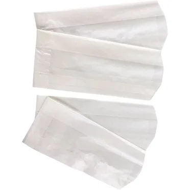 MT Products White Wax Paper Snack Food Bags, Small Wrapper, Fold Top 6 ...