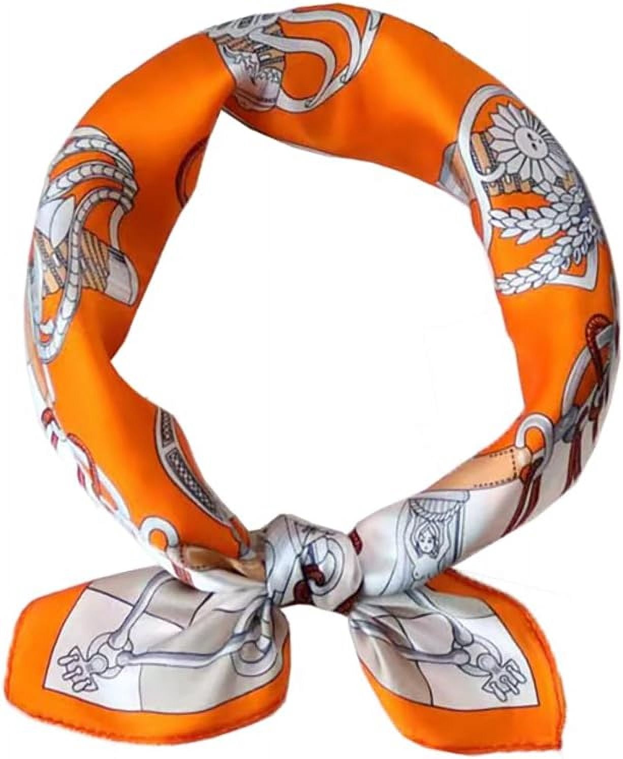 100% Small Square Pure Mulberry Silk Scarf -21'' x 21''- Lightweight ...