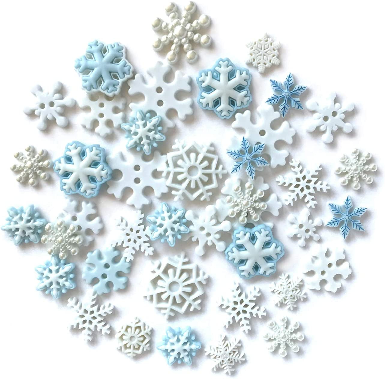 100 Snowflake - Super Value Pack for Craft & Sewing - Walmart.com