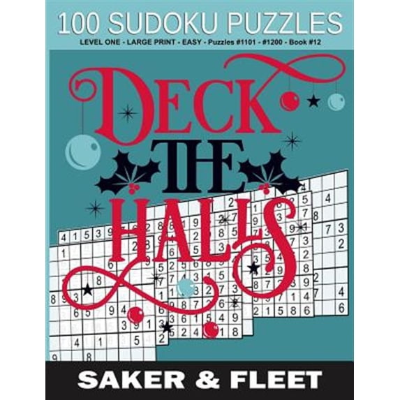 100 Sodoku Puzzles: LEVEL ONE - LARGE PRINT - EASY - Puzzles #1101 ...