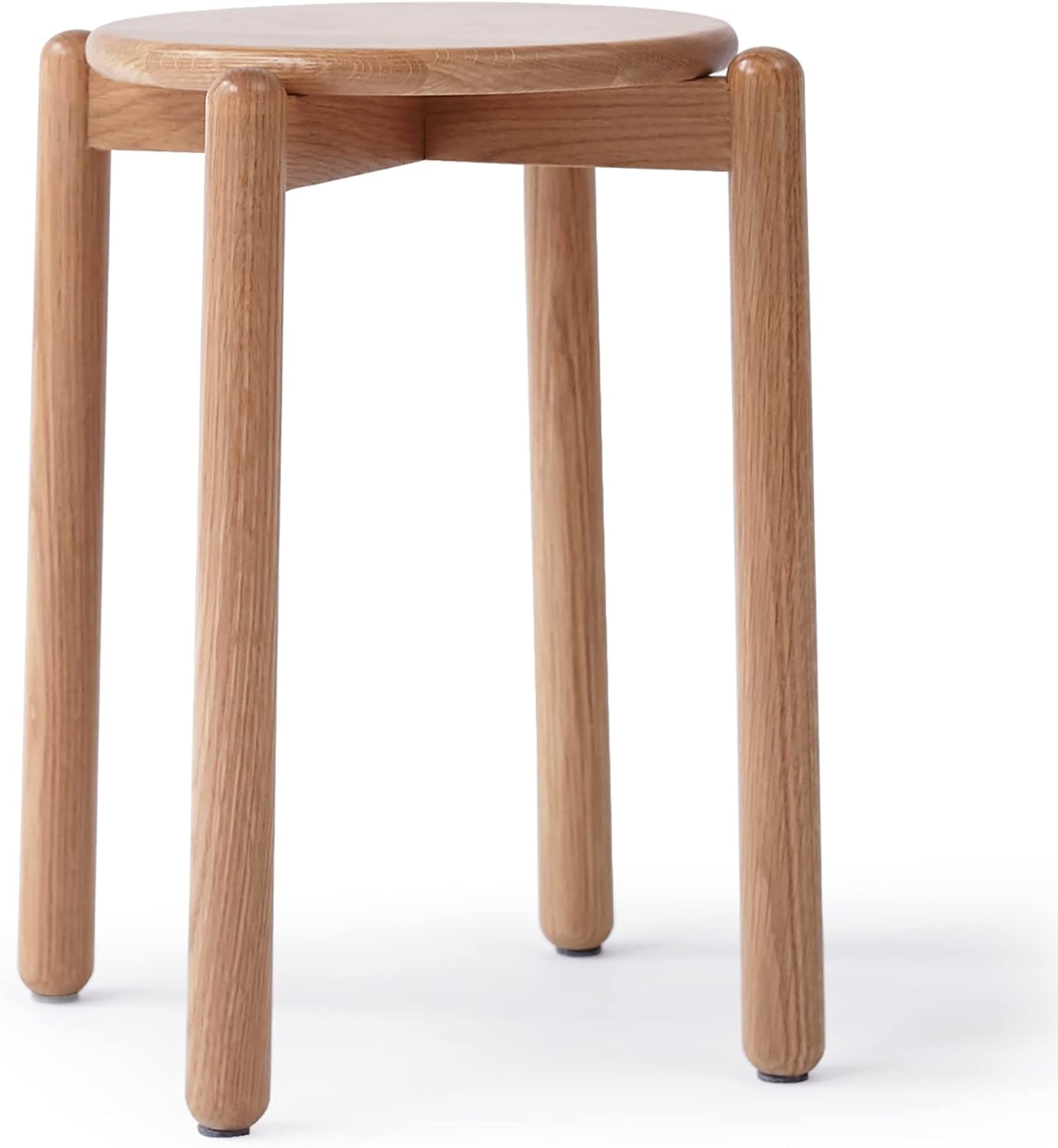 100% Solid Oak Wooden Stool, Stackable Stools, Kids Stools, Counter ...