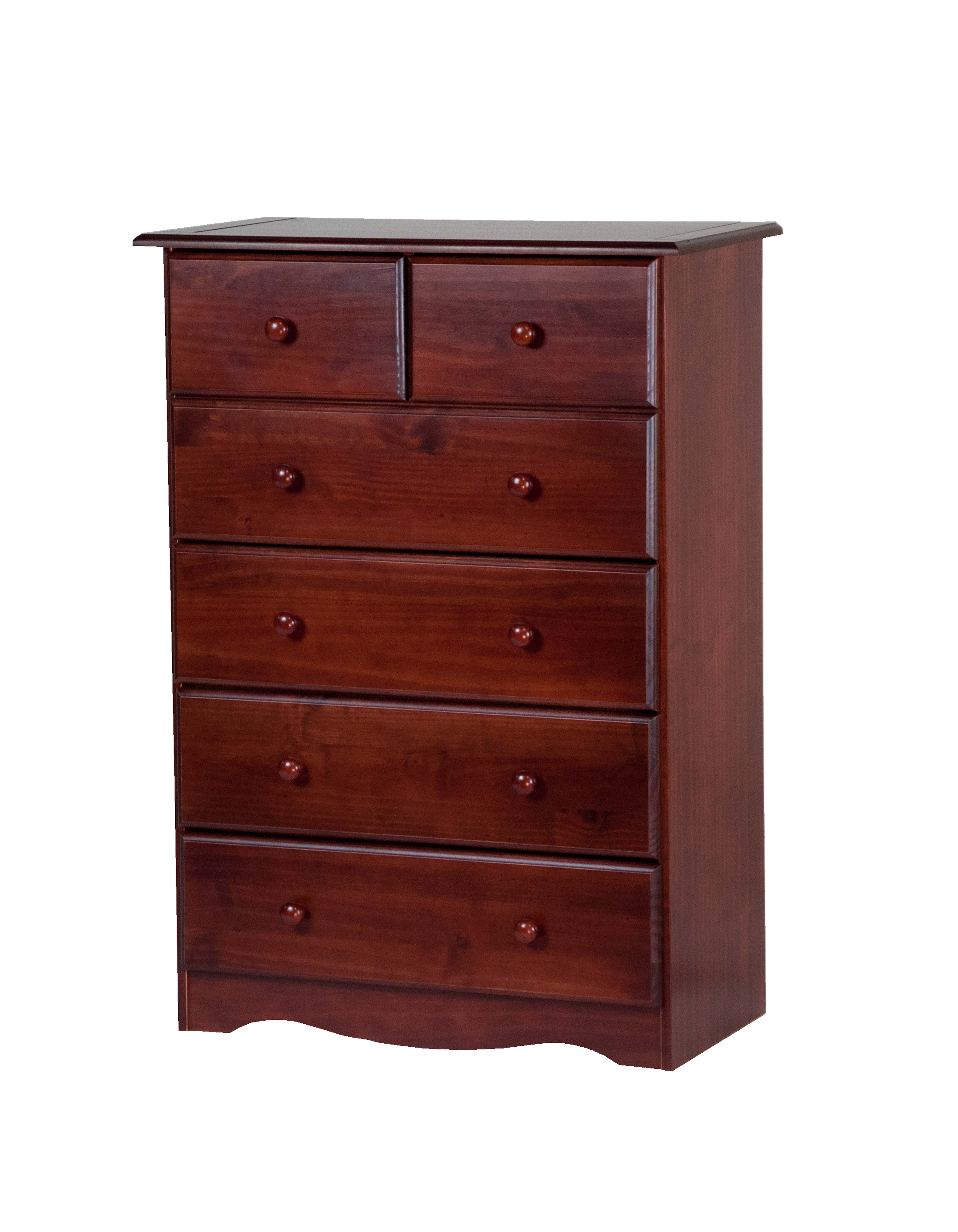 100% Solid Wood 6-Drawer or 4+2 Drawer Chest by Palace Imports ...