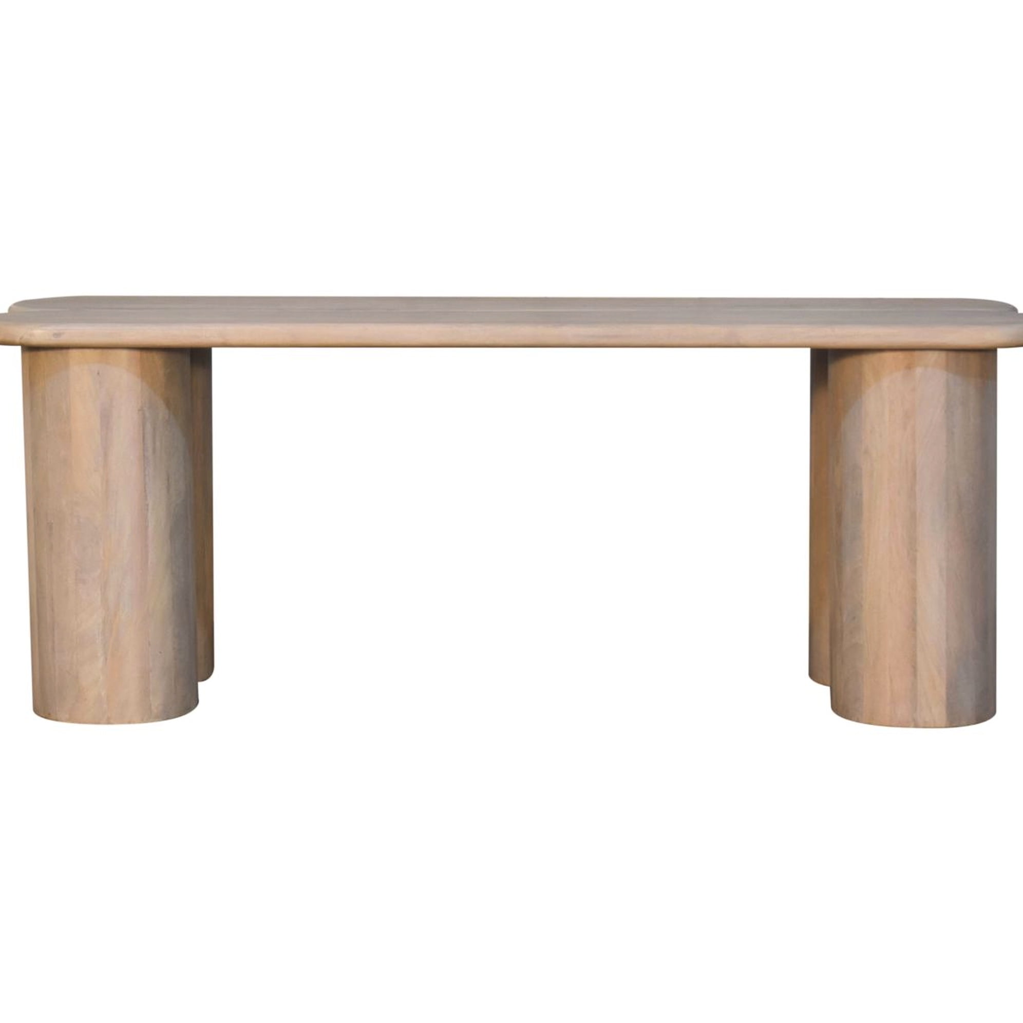 100% Solid Wood Twin Plank Marble Seat Bench, And Functional Design ...