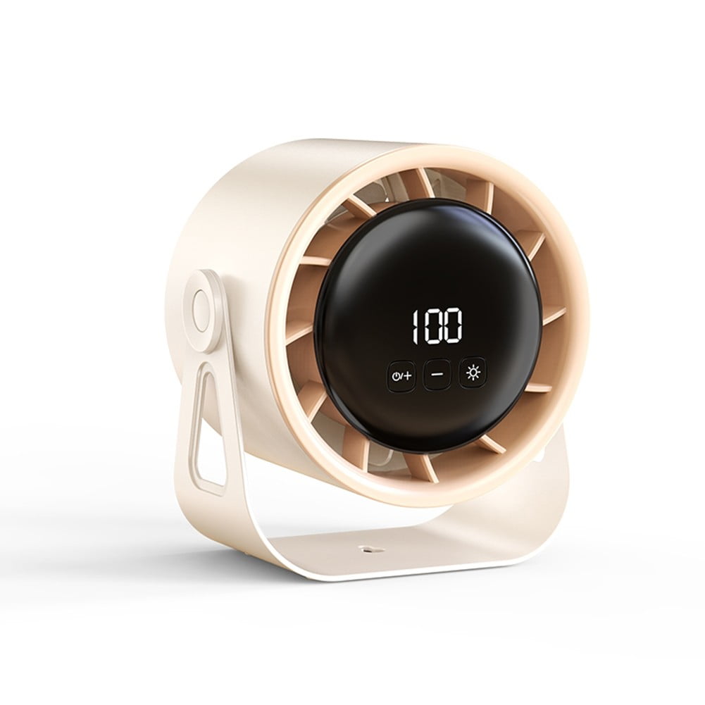 100 Speeds Usb Rechargeable Portable Fan Cooling Fan Desk Desktop ...