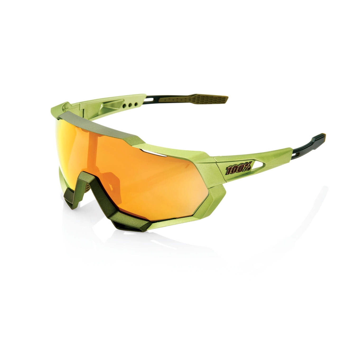 100% Speedtrap Sunglasses - Matte Metallic Viperidae; Bronze Multilayer ...