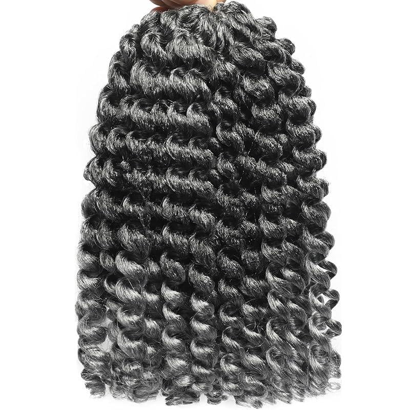 100 Strands 2X Ringlet Wand Curl Jamaican Bounce 8 inch Dark Brown ...