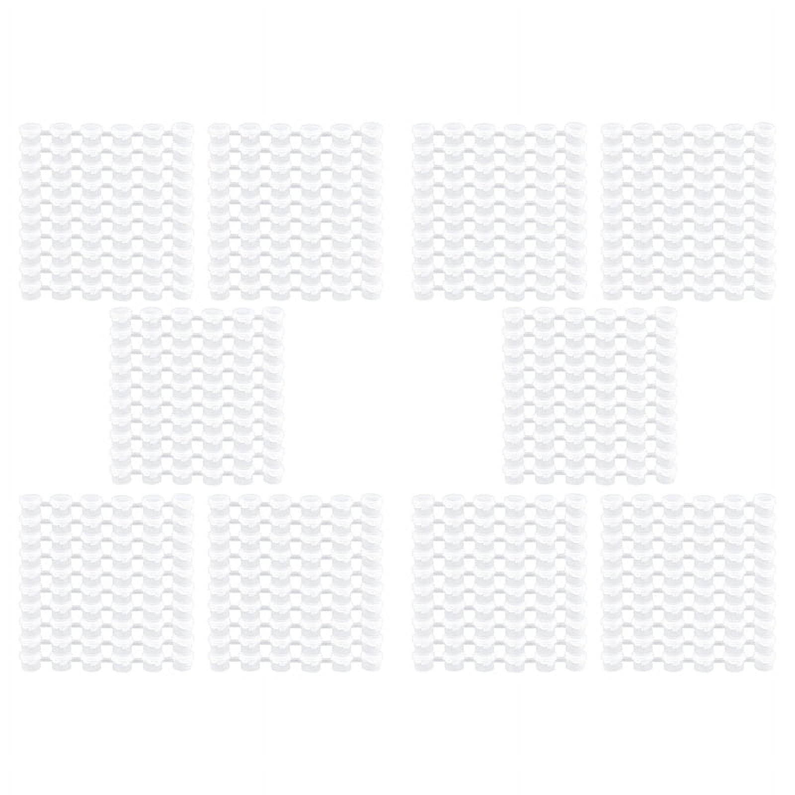 100 Strips 60 Pots Empty Paint Pots White Paint Cup Strip Paint Storage ...