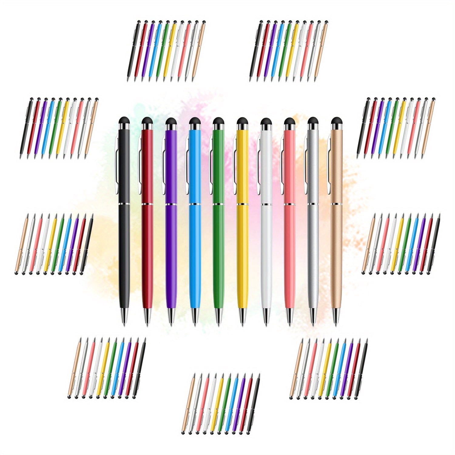 100 Stylus Pens for Touch Screens, StylusHome Pack Universal 2in 1 ...