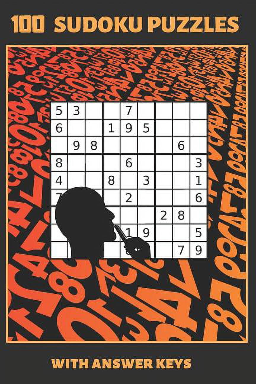100 Sudoku Puzzles: 6" X 9" SUDOKU BOOK WITH ANSWER KEYS INCLUDED ...