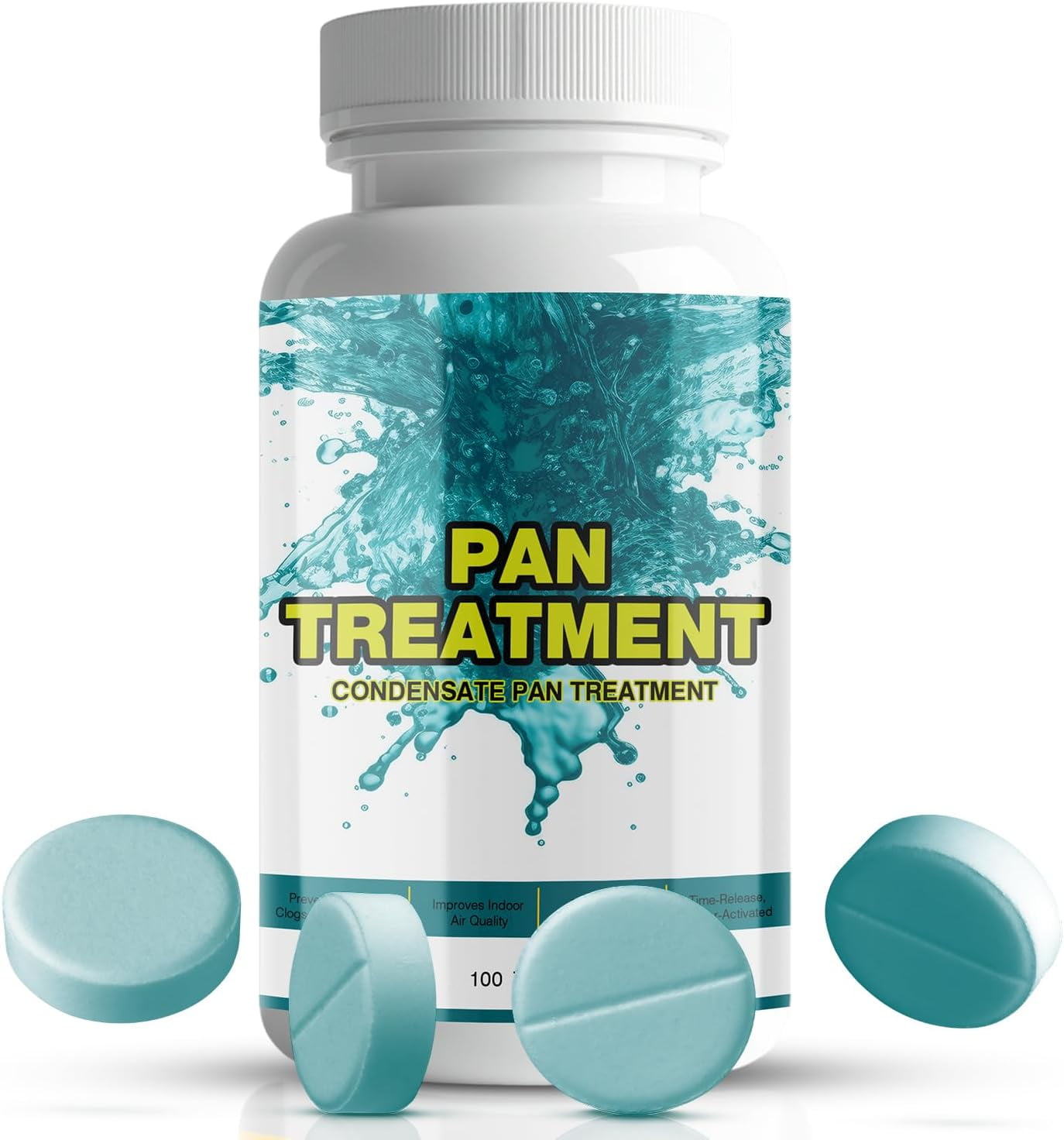 100 Tablets A/C Drain Line Cleaner - A/C Drain Line Tablets ...