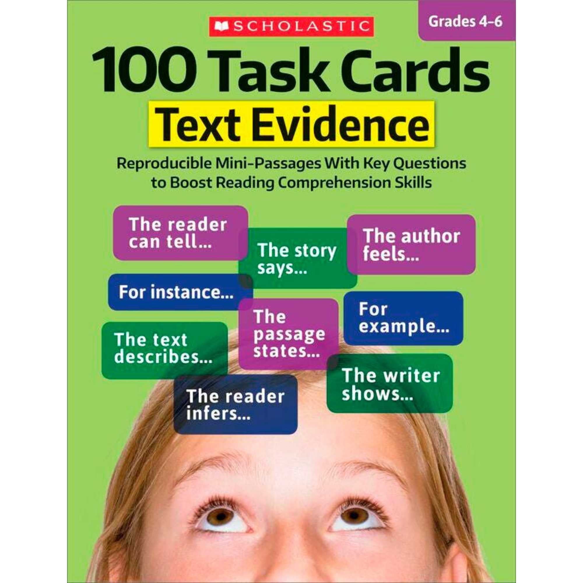 100 Task Cards 100 Task Cards: Text Evidence: Reproducible Mini ...