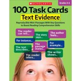 100 Task Cards 100 Task Cards: Text Evidence: Reproducible Mini ...
