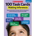 100 Task Cards: Making Inferences: Reproducible Mini-Passages with Key ...
