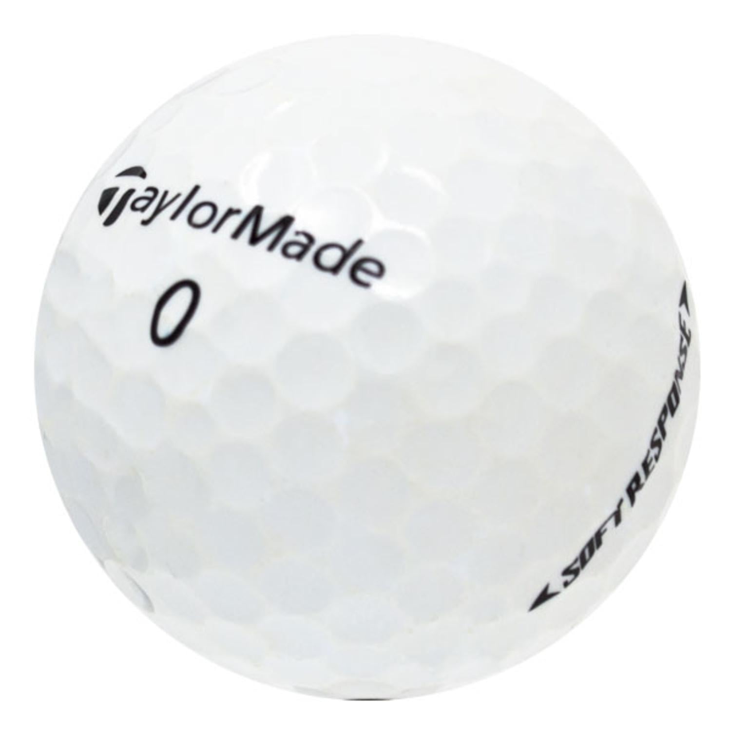 100 TaylorMade Soft Response Golf Balls in Mint Condition, Recycled Used Golf Balls, AAAAA ...