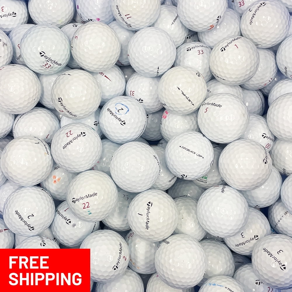 Pre-Owned 100 Taylormade Tour Model AAA Recycled Golf Balls, White, by Mulligan Golf Balls ...