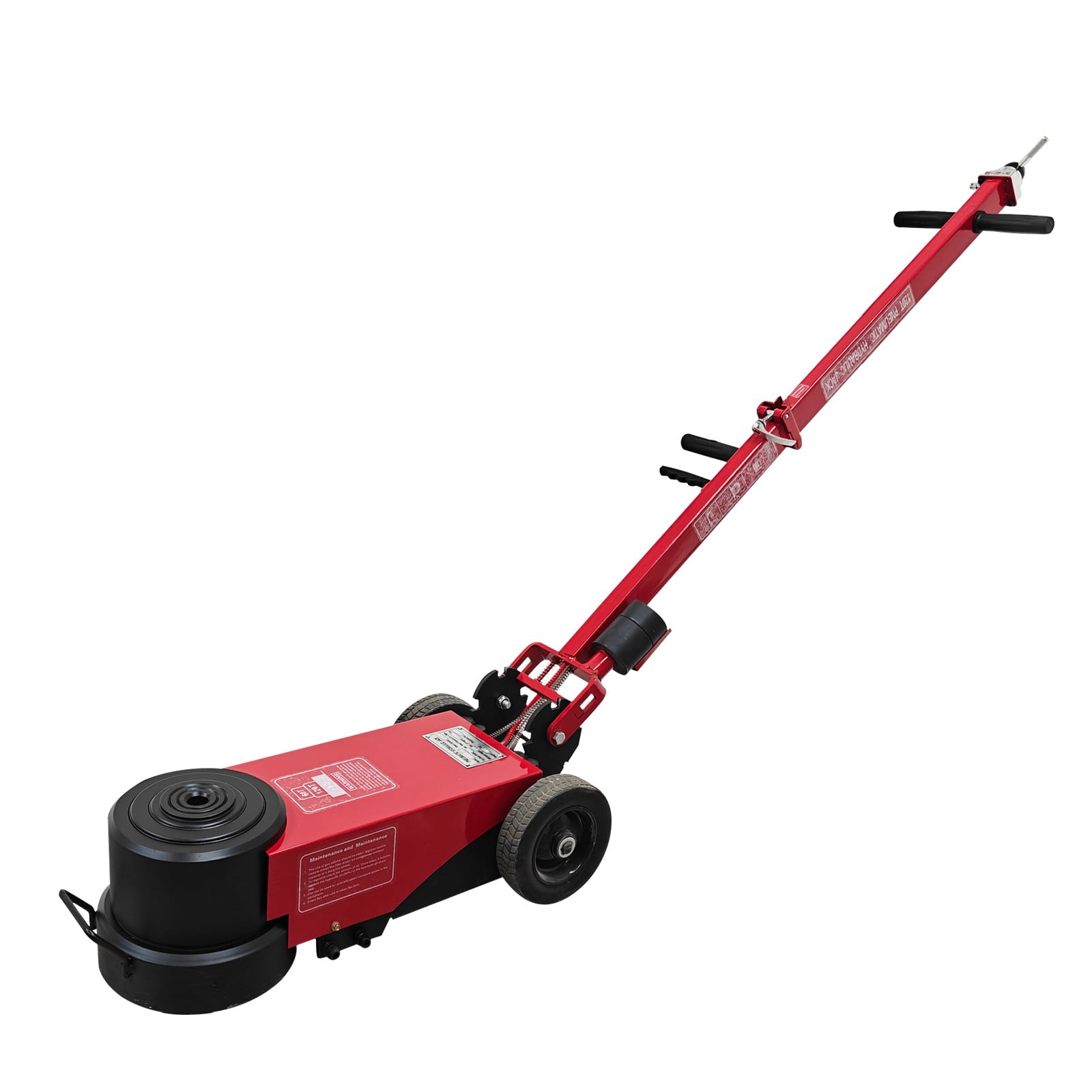 100 Ton Pneumatic Hydraulic Jack Foldable Handle Air Powered Jack for ...