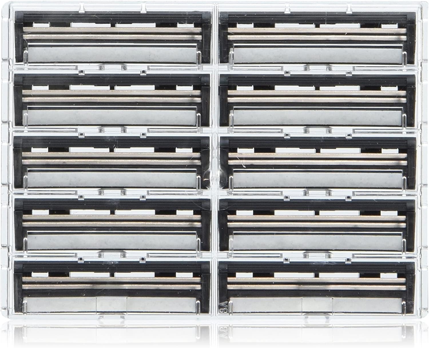 100 Personna Twin Pivot Plus Razor Blades, Lubricating Cartridges, Trac ...