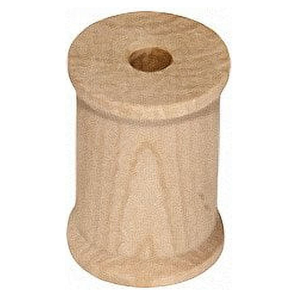 100 Unfinished Small Wood Spools 3/4 x 5/8, Made in the USA, by My ...