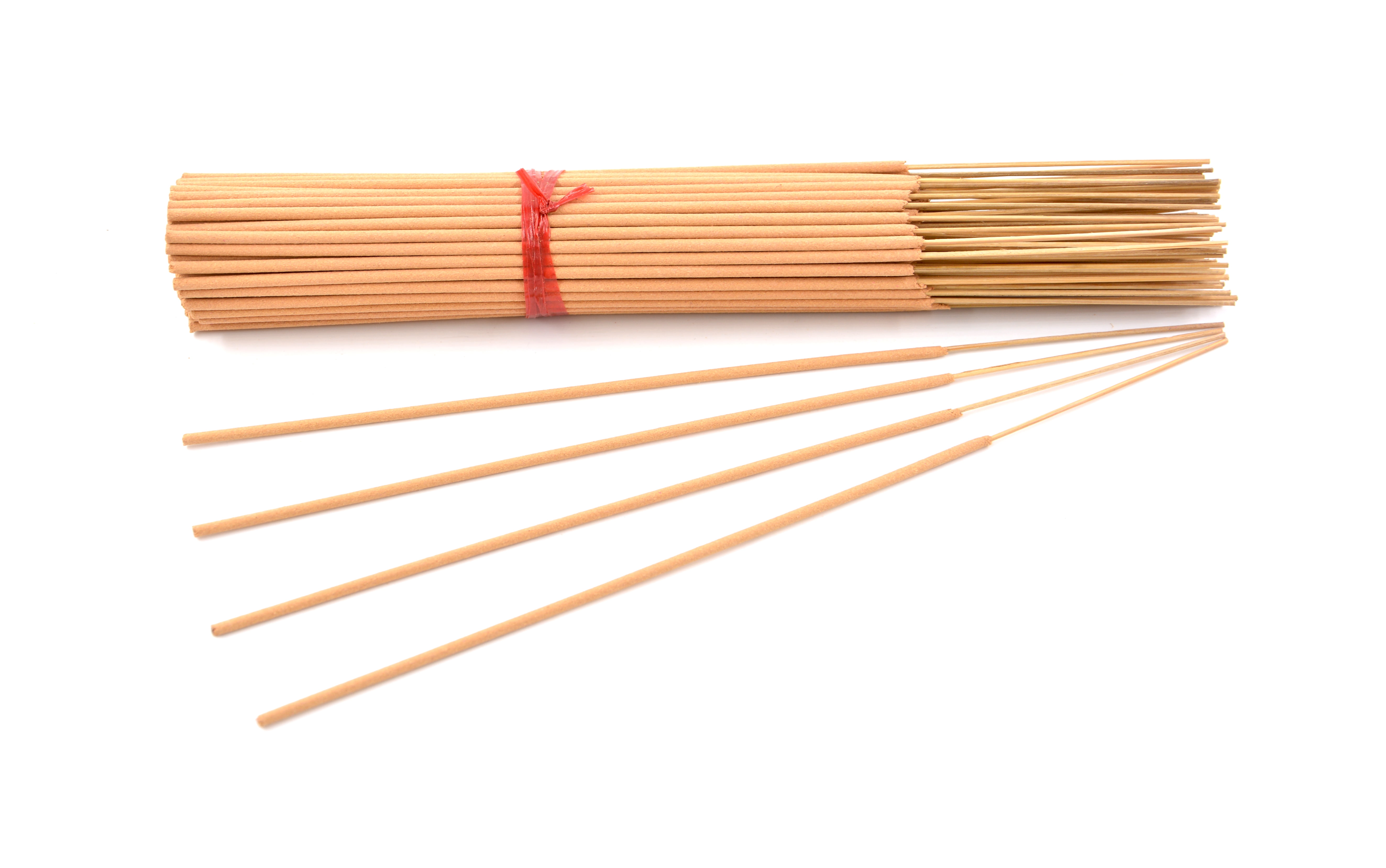 100 Unscented (Light Brown) Incense Sticks 11 inch - 100% Natural Joss ...