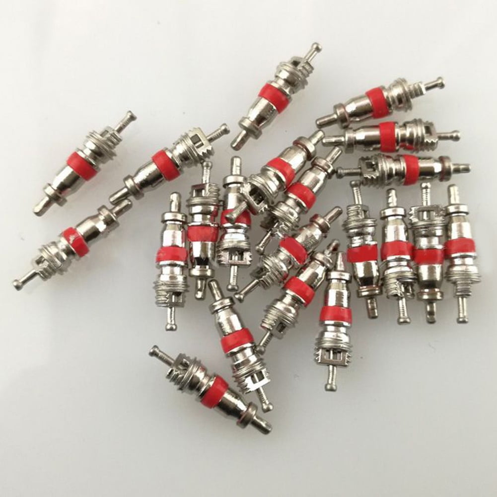 100 Valve Core Valve Spare Replacement Car Tire Valve Tyre Stem Core ...