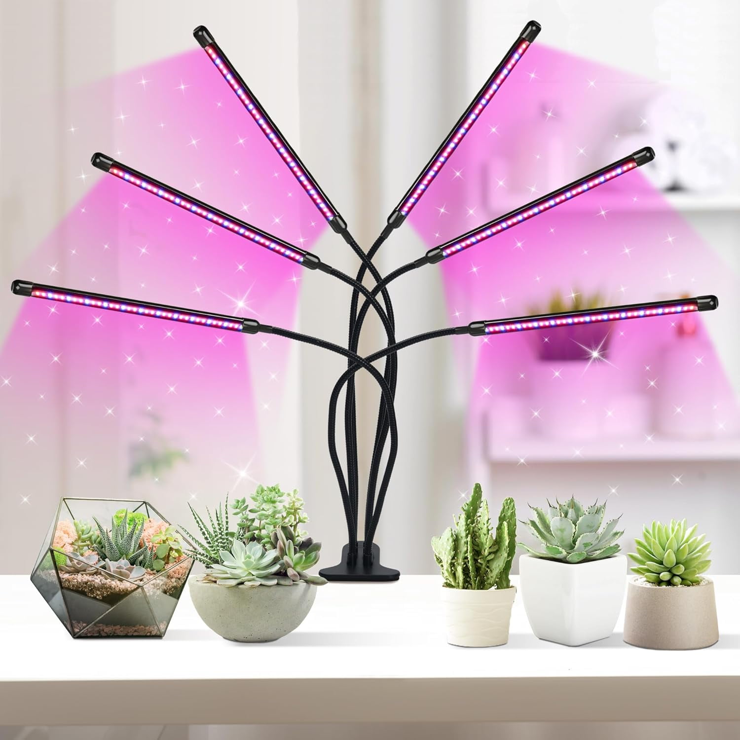 100 W Grow Lights for Indoor Plants Full Spectrum, LED Plant Grow ...