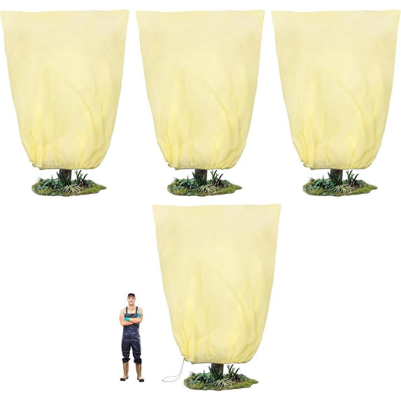 100”(W) x120”(H) Plant Covers Freeze Protection, 2.8oz/yd²Heavy-Duty ...