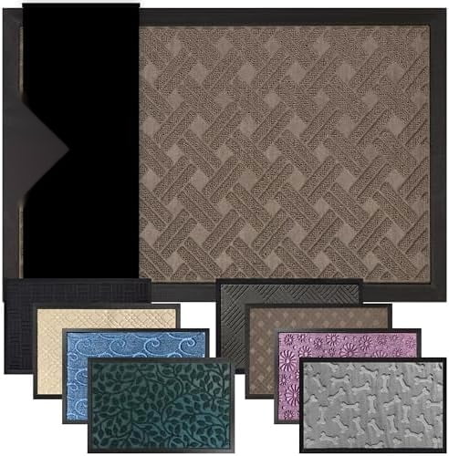 100% Waterproof All-Season WeatherMax Doormat 35x23, US Designed ...