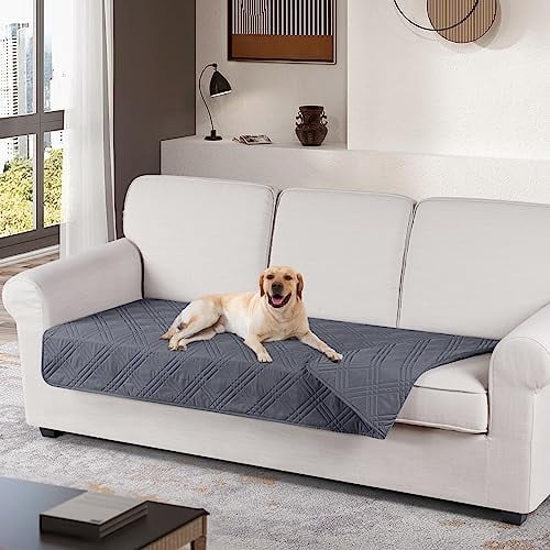 100% Waterproof Couch Cushion Cover Reversible Sofa Seat Cover for Dogs ...