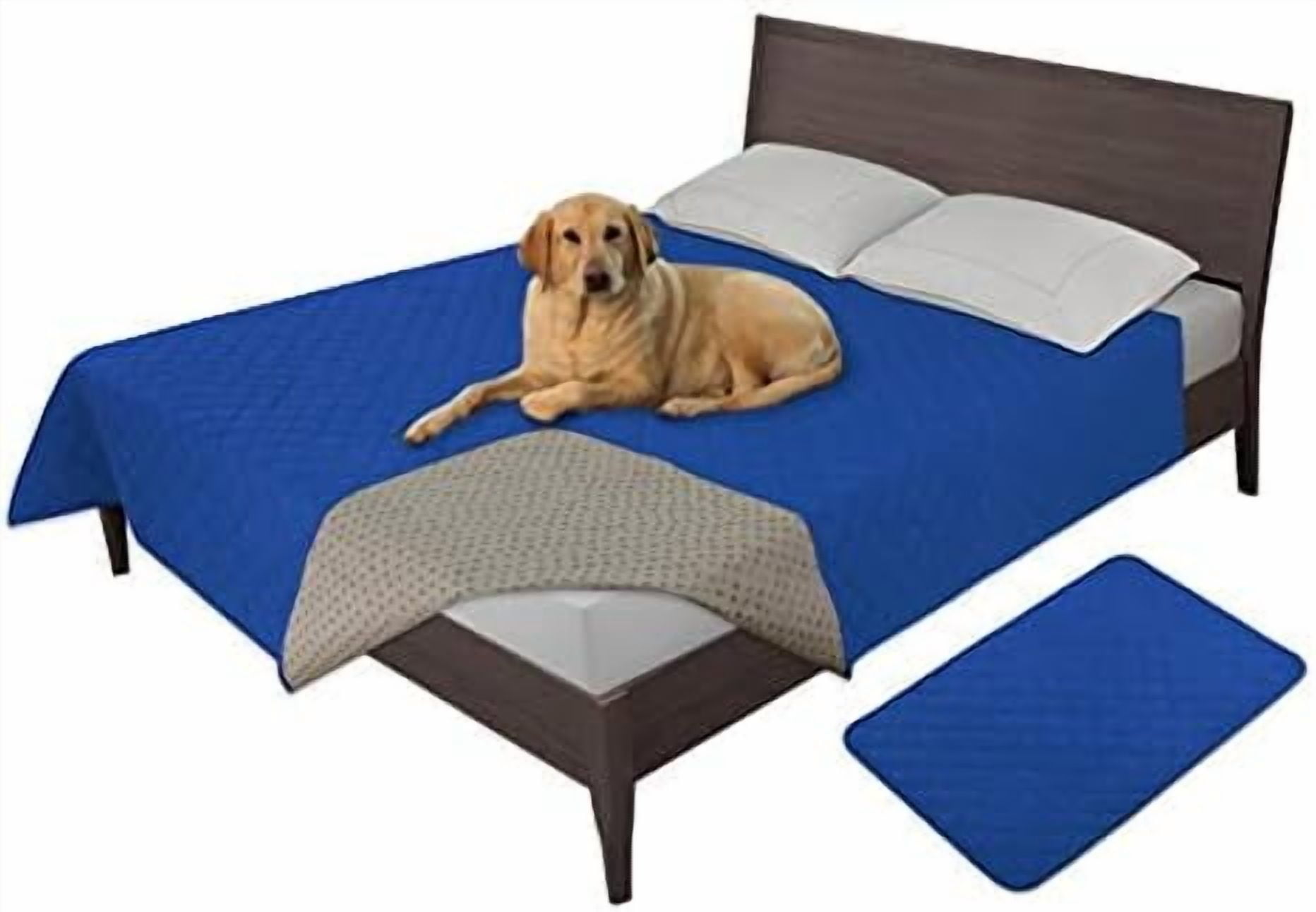 100% Waterproof Dog Bed Cover, Non-Slip Pet Blanket for Furniture ...
