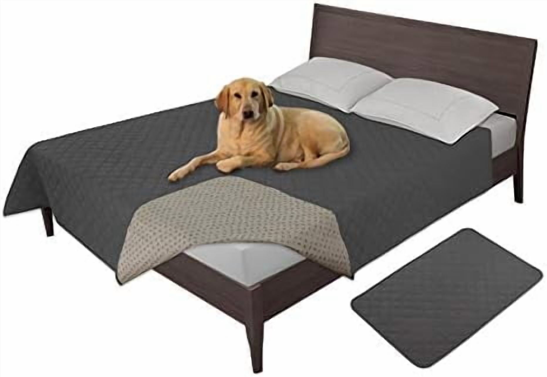 100% Waterproof Dog Bed Cover, Non-Slip Pet Blanket for Furniture ...