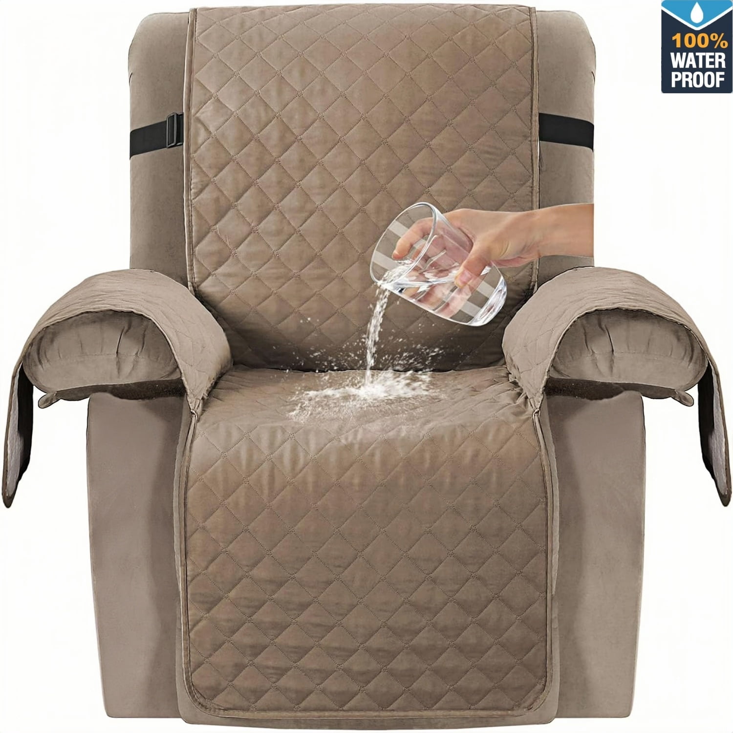 100% Waterproof & Non-Slip Power Lift Recliner Cover Slipcover for ...