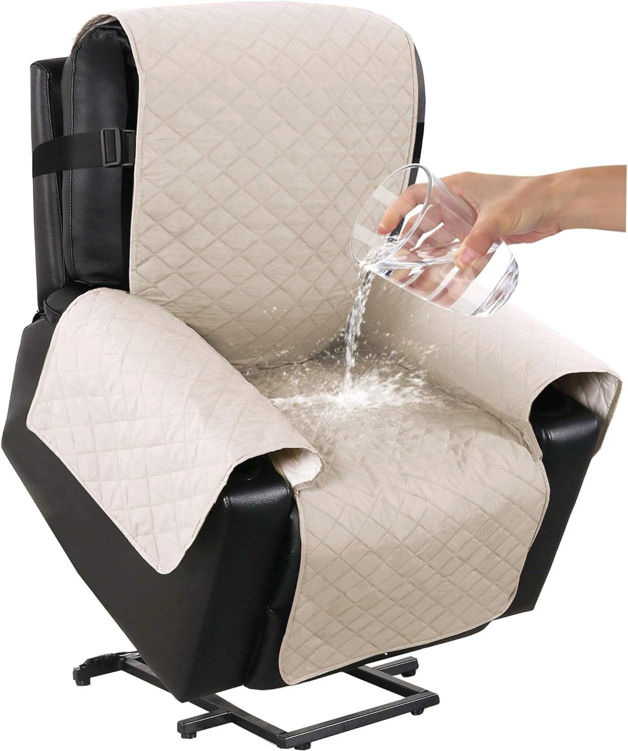 100% Waterproof Recliner Chair Cover Sofa Slipcover with Pocket ...