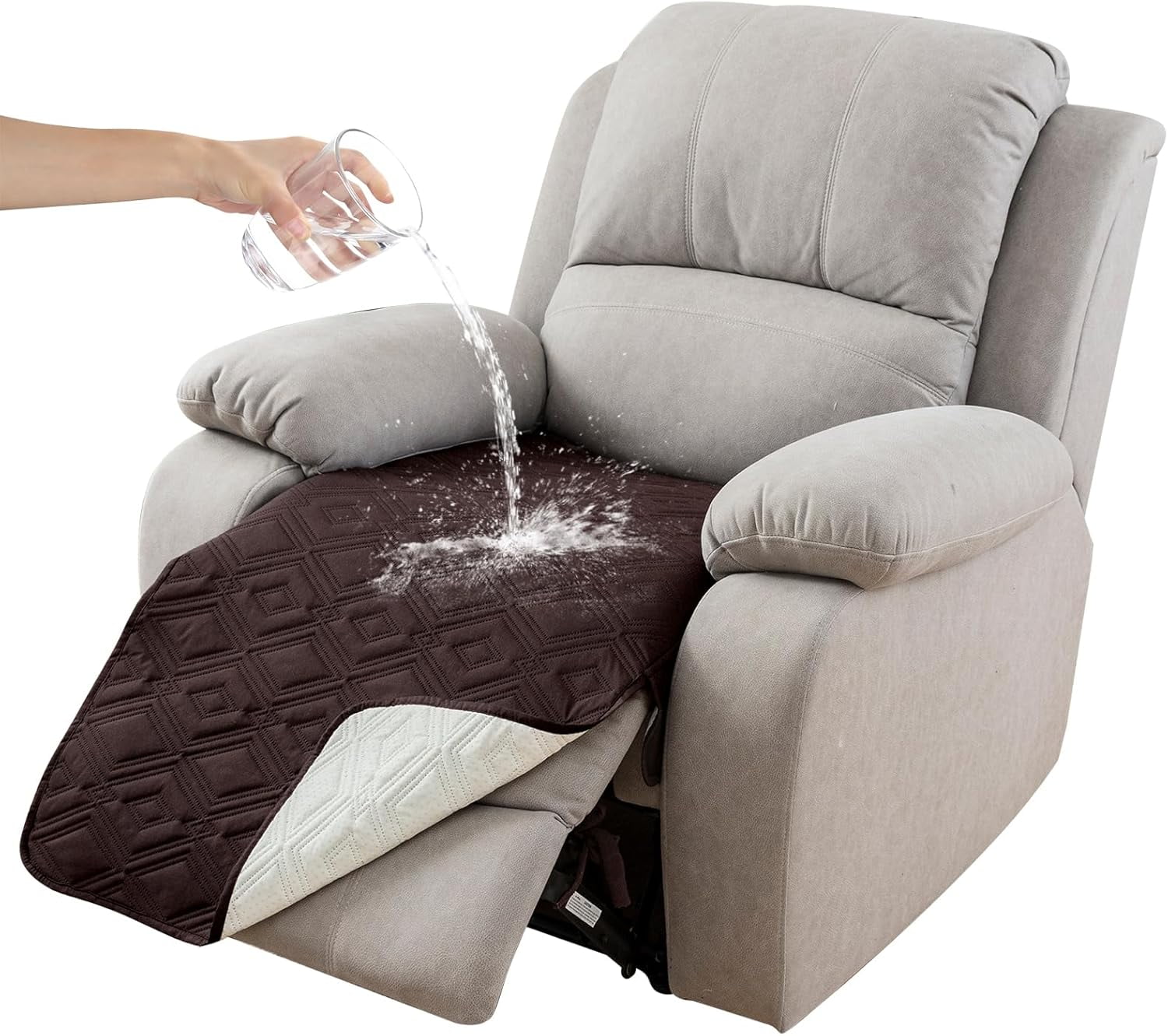 100% Waterproof Recliner Chair Covers, Anti-Slip Recliner Cover Dog ...