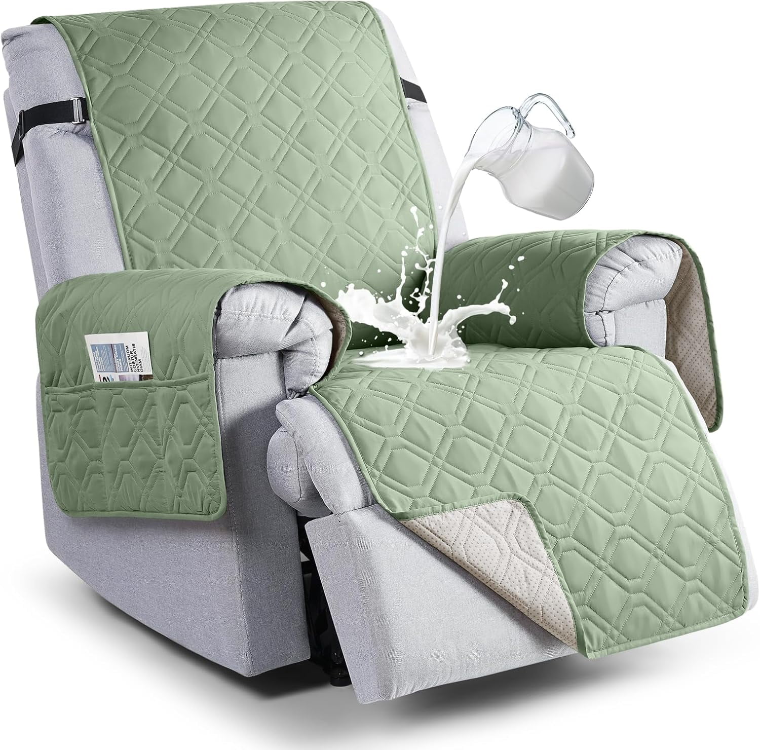 100% Waterproof Recliner Chair Covers, Non-Slip Dog Chair Cover ...